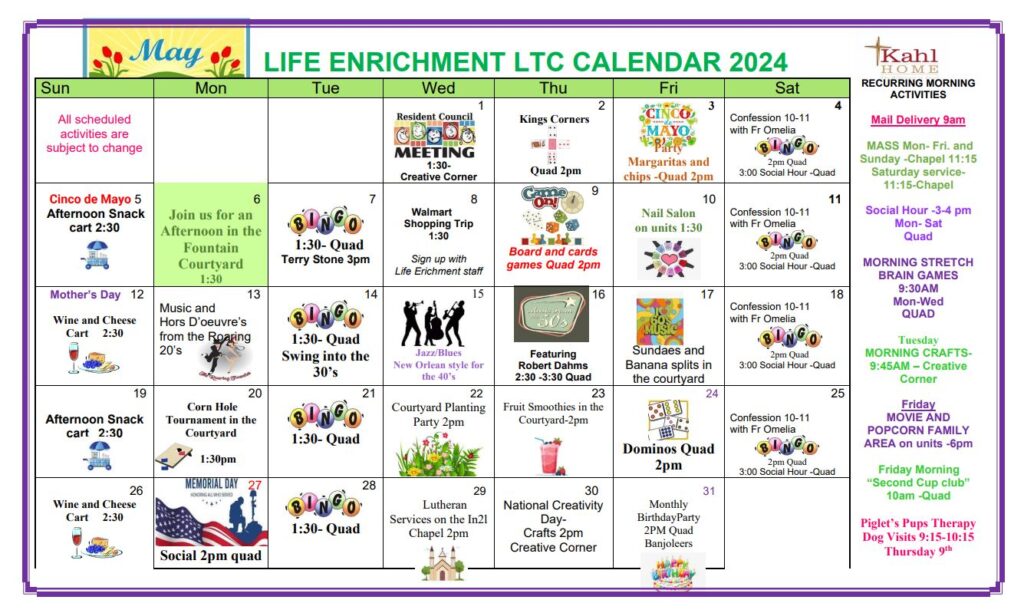 Senior Living Resources for Older Adults Davenport IA|Kahl Home