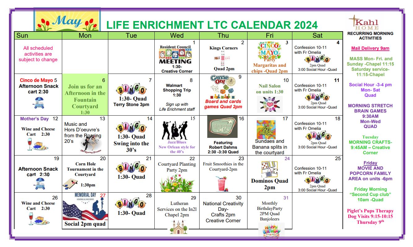 Senior Living Resources for Older Adults Davenport IA|Kahl Home