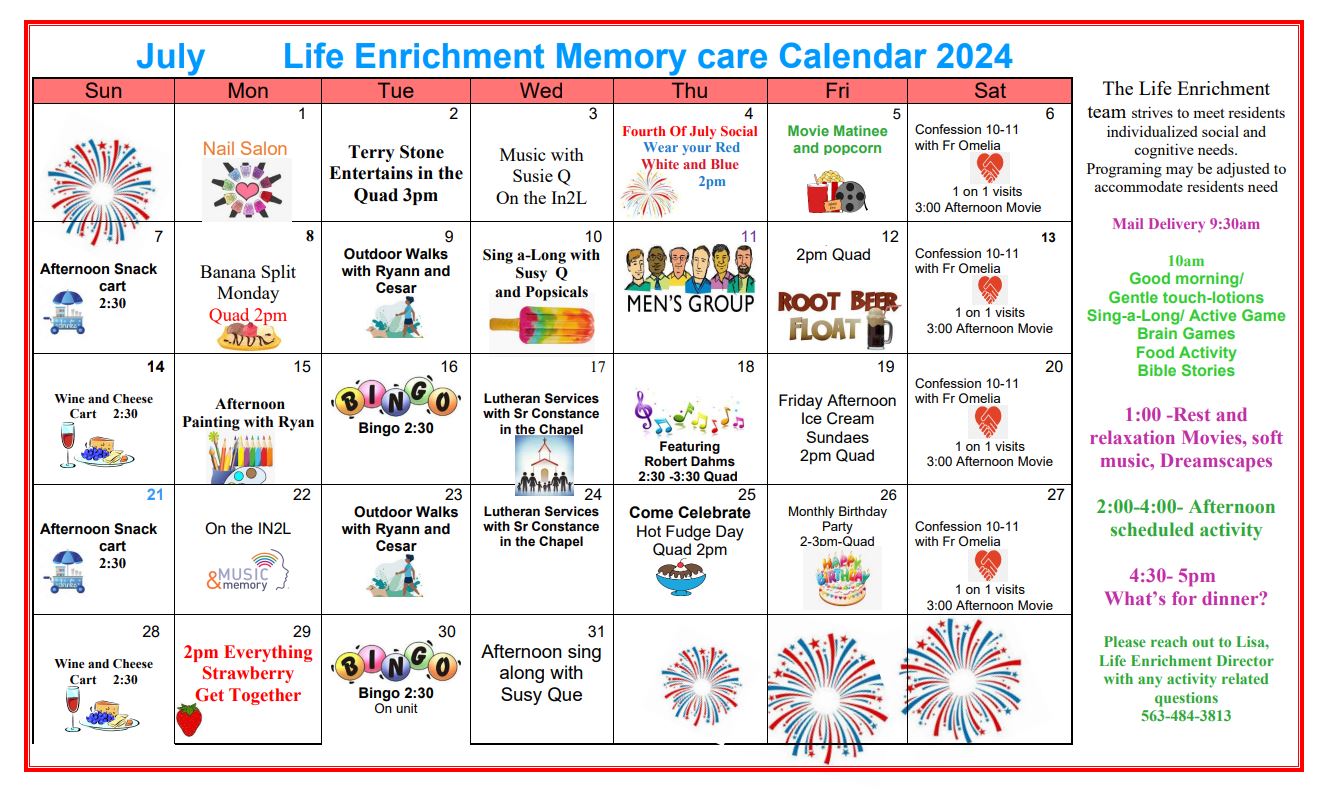 Senior Living Resources for Older Adults Davenport IA|Kahl Home