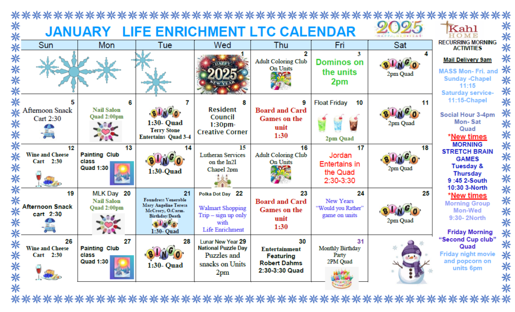 Senior Living Resources for Older Adults Davenport IA|Kahl Home